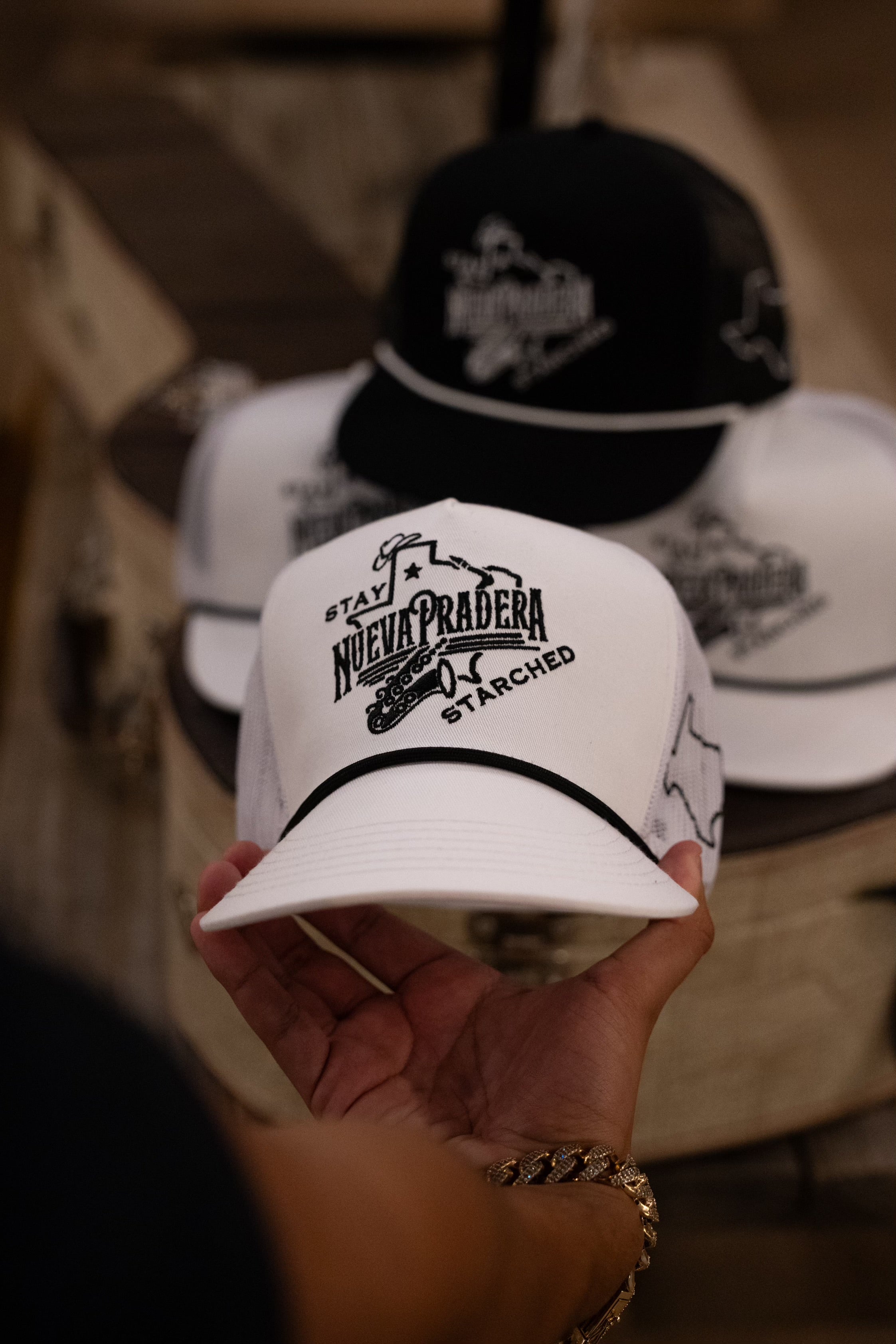 WHITE SS X NP CAP – StayStarched